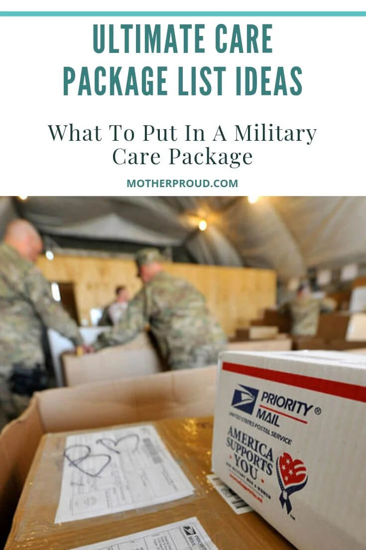 Ultimate Care Package List Ideas: What To Put In A Military Care Packa ...