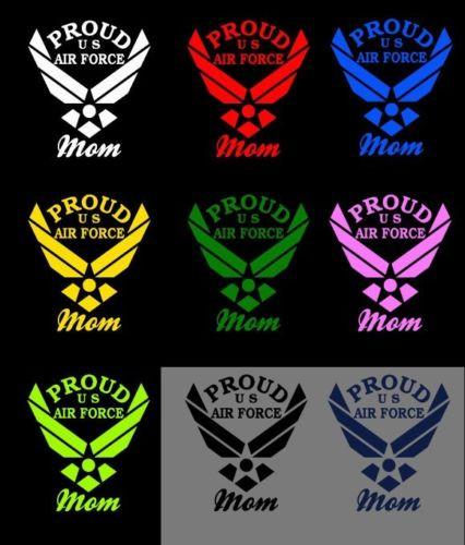 Air force Mom Vinyl Car Decal Sticker – MotherProud