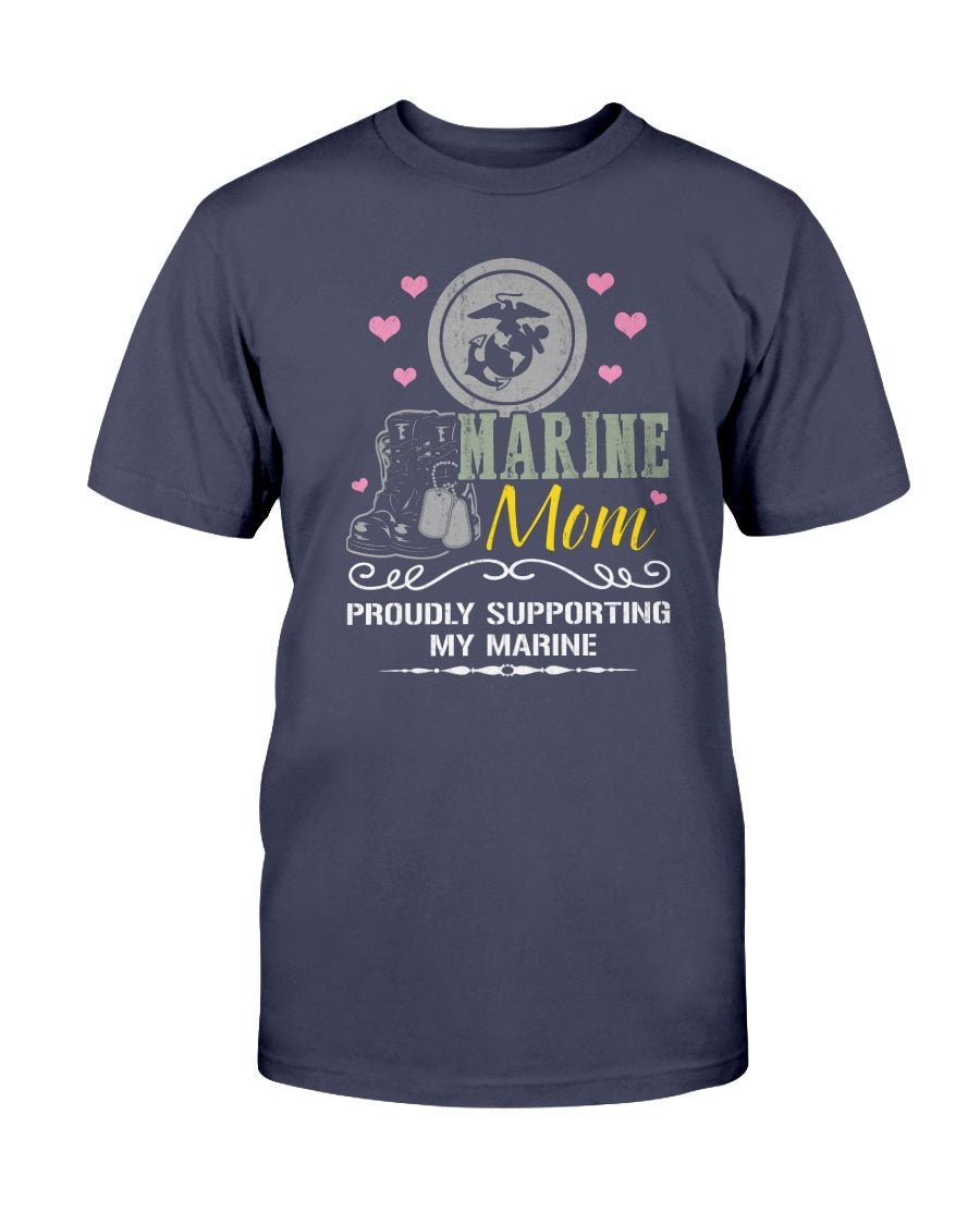 Proudly Support Marine Mom T-shirts – MotherProud